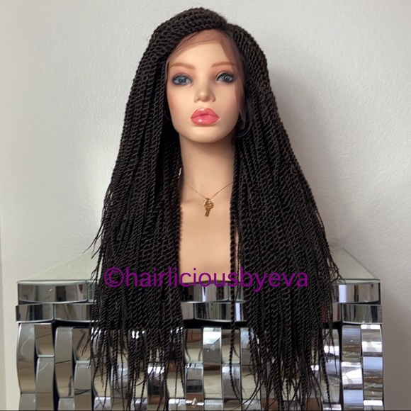 Hair | Dark Brown Braided Wig 24 Inch | Poshmark